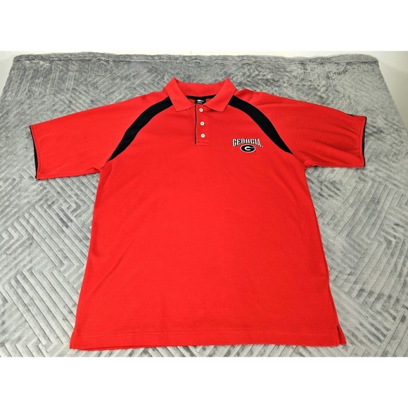 STARTER | Shirts | Georgia Bulldogs Mens Polo Dress Shirt Size Large ...